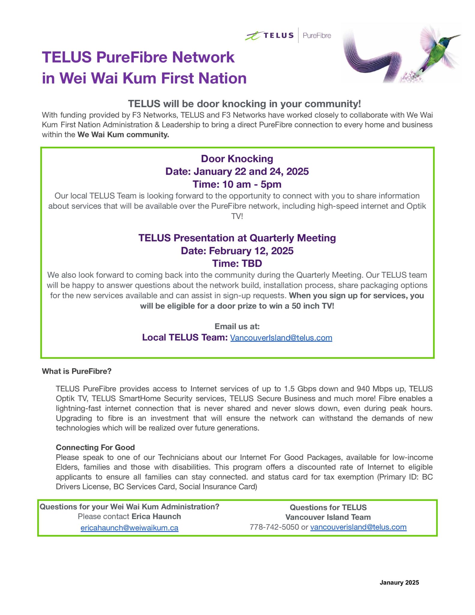 25_01_17_Wei Wai Kum First Nation_ Door Knocking Communication - Wei ...